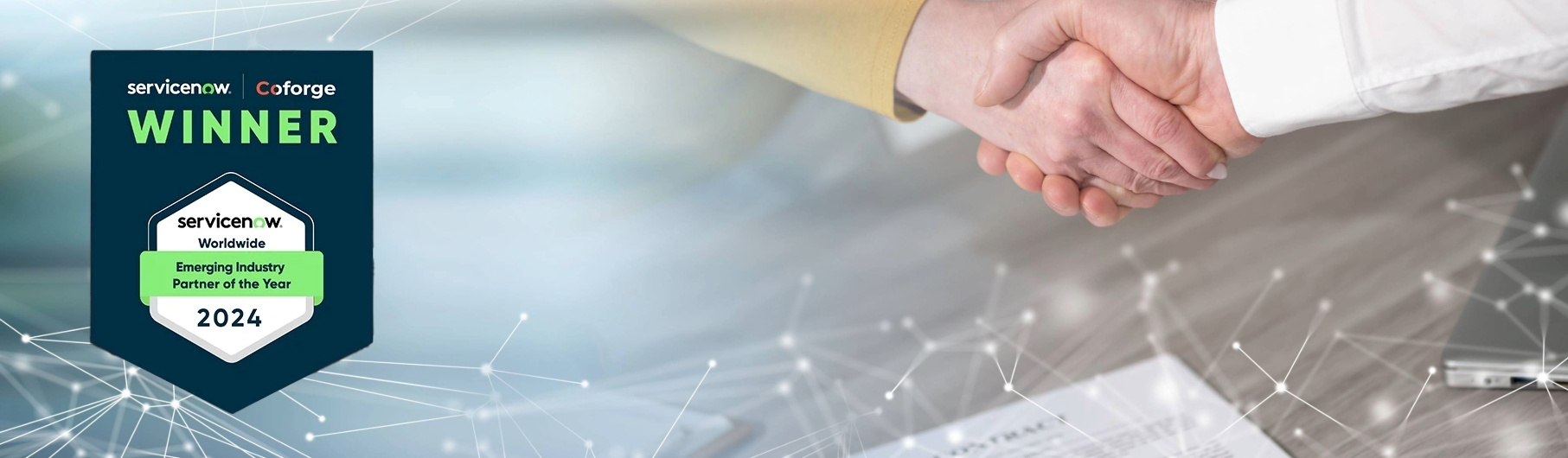 Coforge has been honored with the ServiceNow 2024 Emerging Industry ...